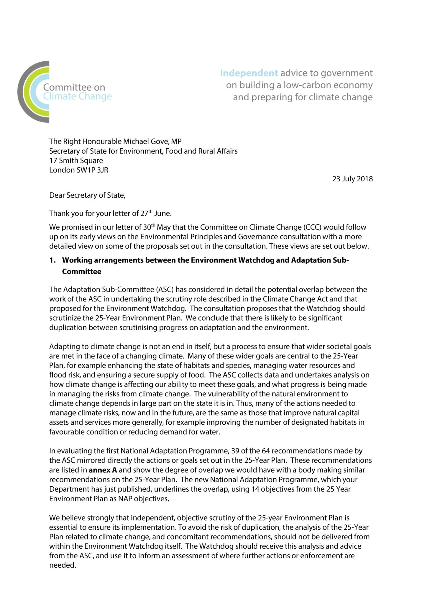 Flooding - Climate Change Committee